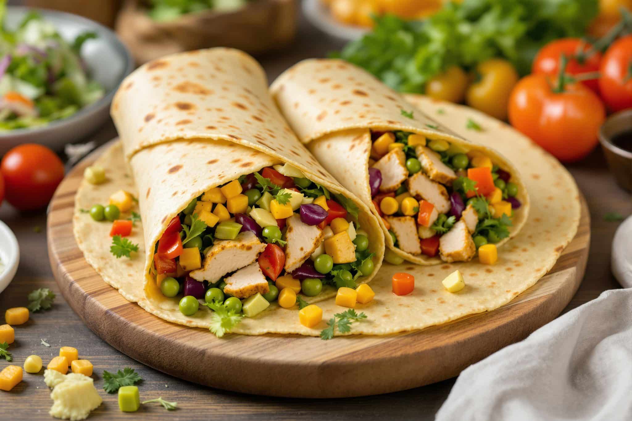 Wrap healthy : idées et recettes pour des repas sains, rapides et variés